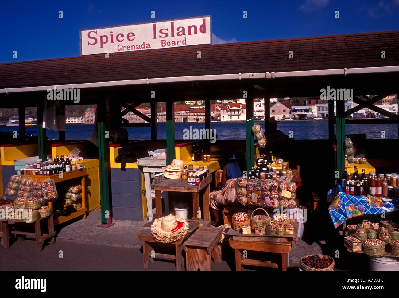 Grenada food market hi-res stock photography and images - Alamy