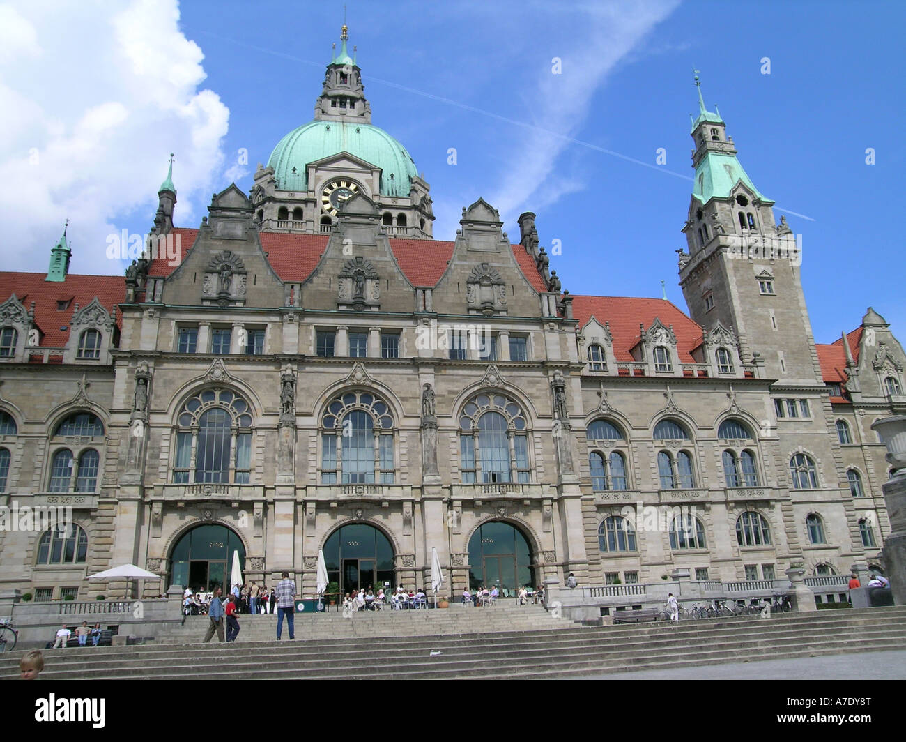 new town hall, Germany, Lower Saxony, Hanover Stock Photo - Alamy