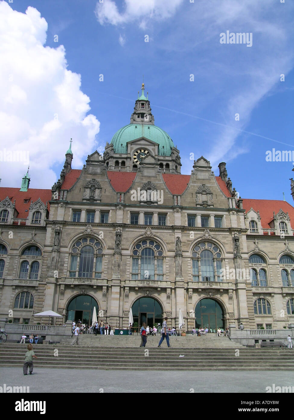 new town hall, Germany, Lower Saxony, Hanover Stock Photo - Alamy