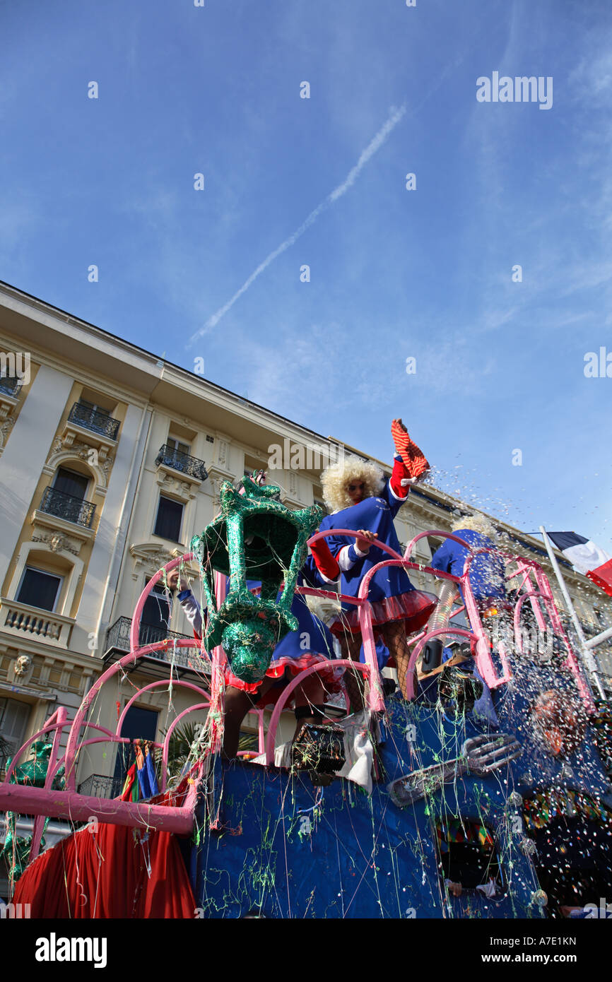Rugby Float at the Nice Carnaval 2007 Stock Photo - Alamy