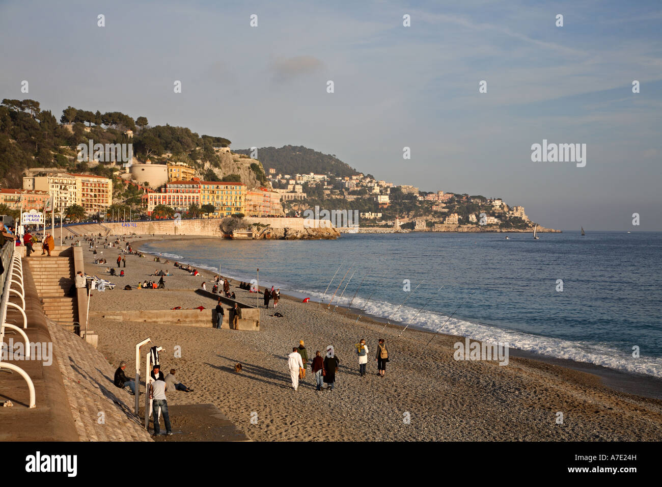 Opera Plage at Nice Stock Photo - Alamy