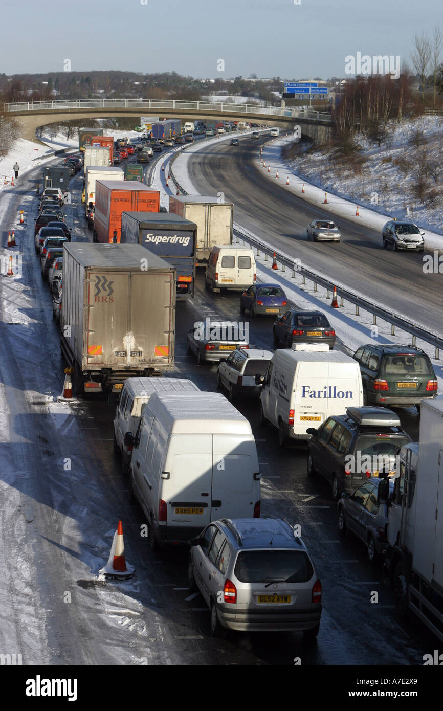 motorway traffic jam Stock Photo - Alamy