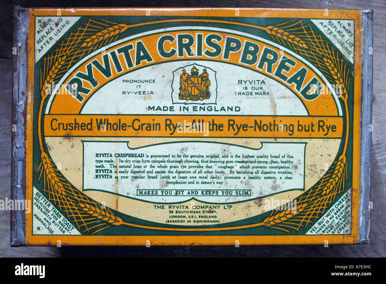 antique biscuit box Stock Photo - Alamy