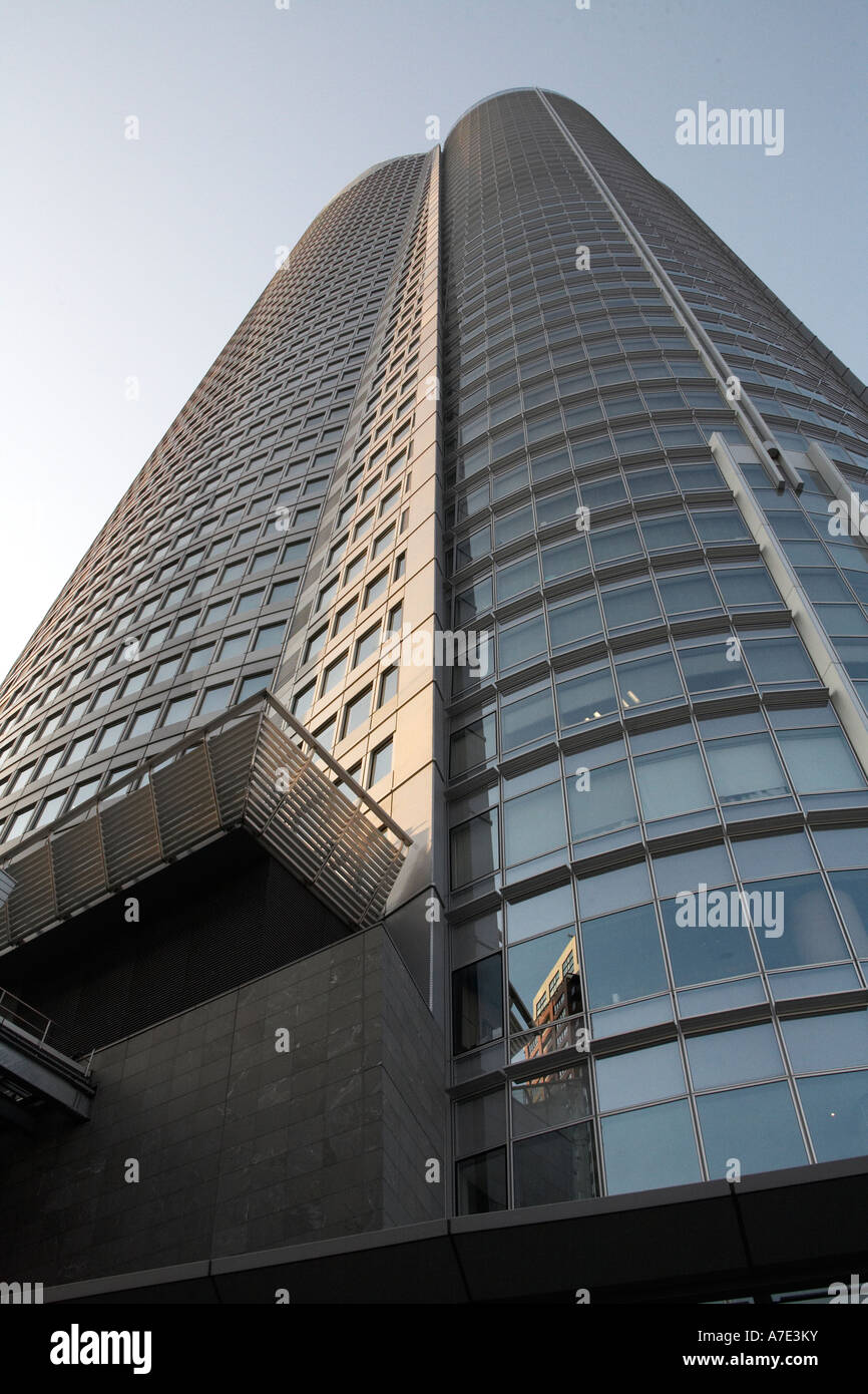 Roppongi Hills Mori Tower tall skyscraper building in city of Tokyo ...