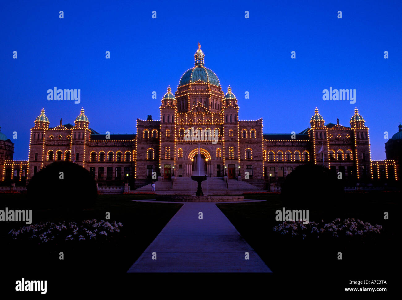 Parliament Buildings home to the Legislative Assembly of British ...