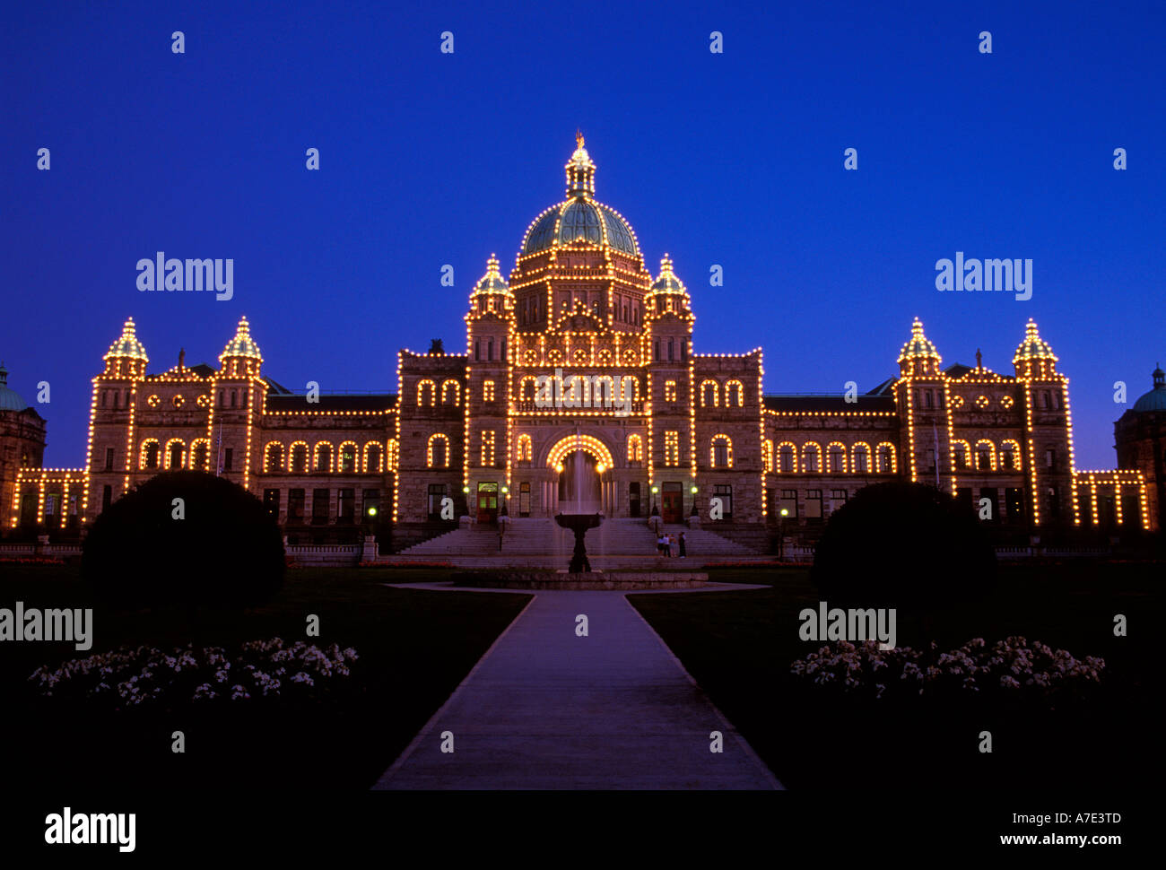 Parliament Buildings home to the Legislative Assembly of British ...