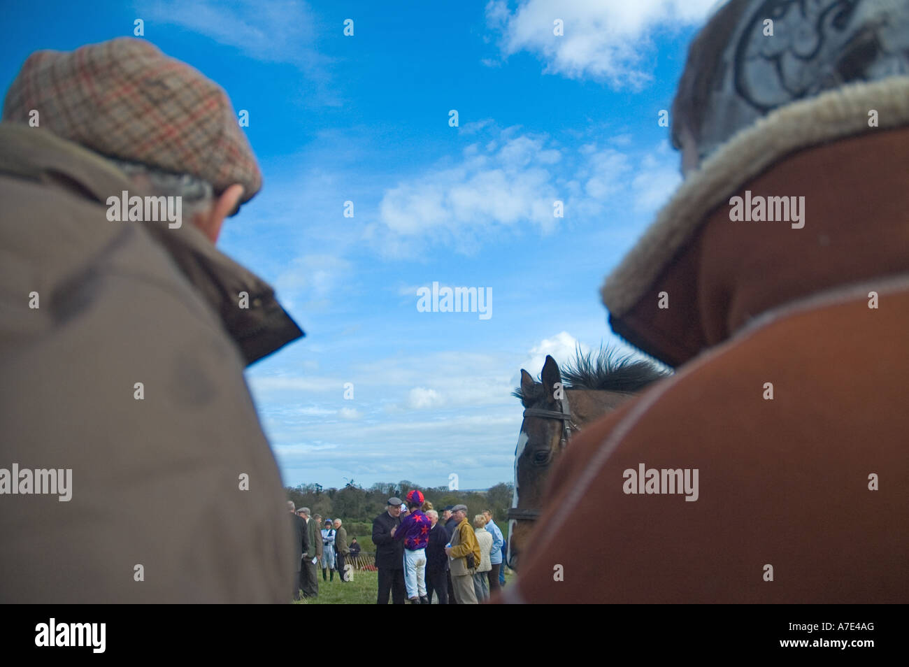 Point to Point racing at Tallanstown County Louth Ireland Punters enjoy ...