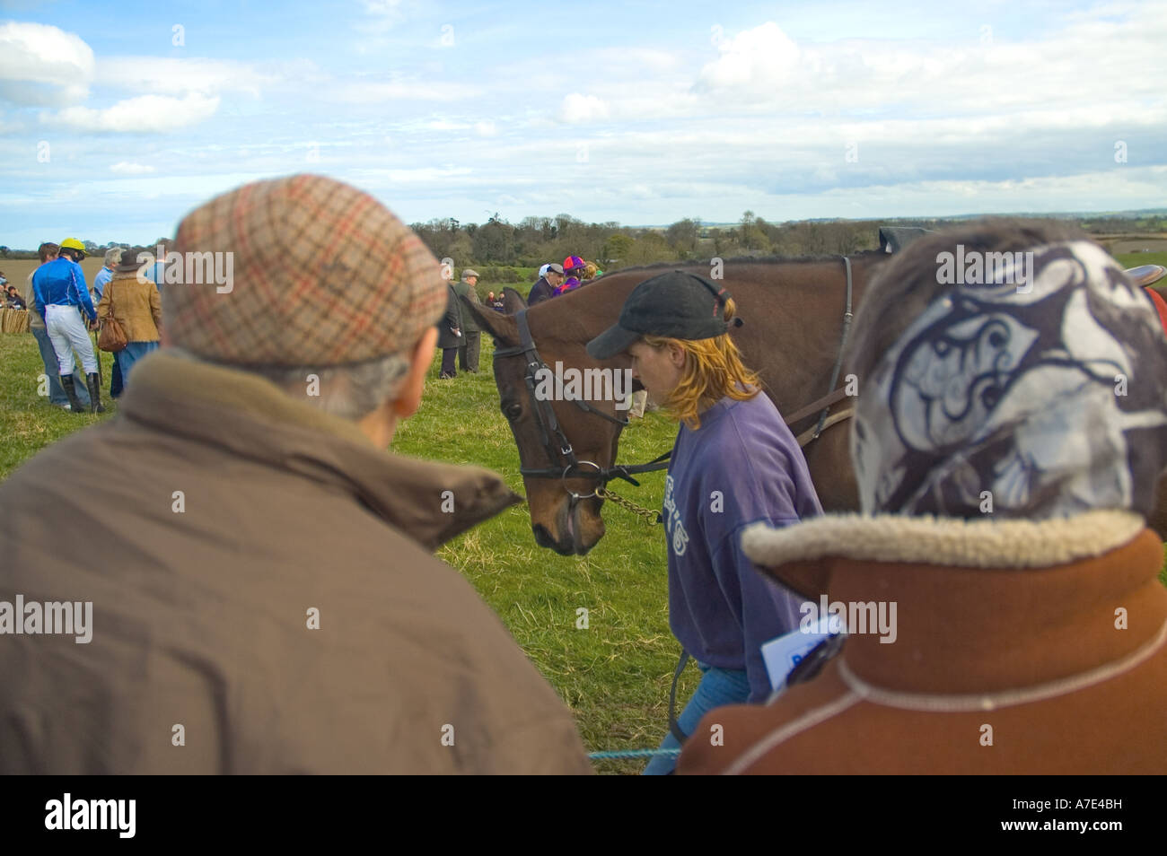 Point to Point racing at Tallanstown County Louth Ireland Punters enjoy ...
