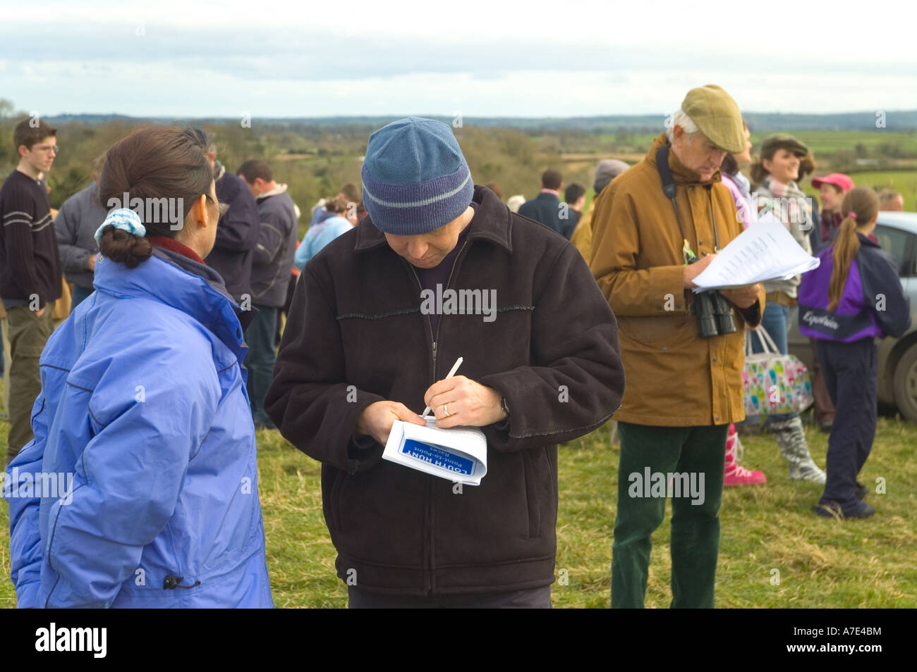 Point to Point racing at Tallanstown County Louth Ireland Punters enjoy ...