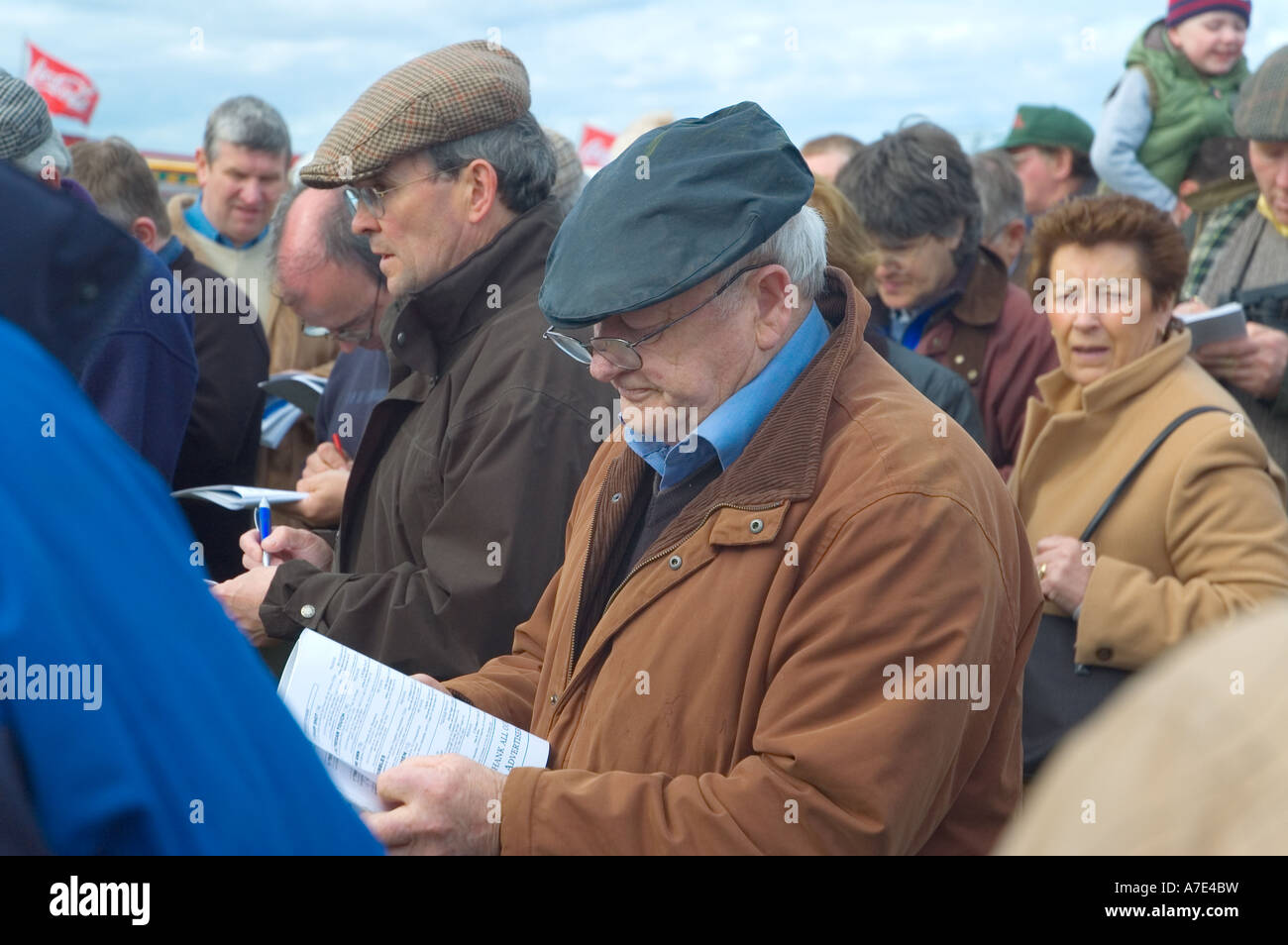 Point to Point racing at Tallanstown County Louth Ireland Punters enjoy ...