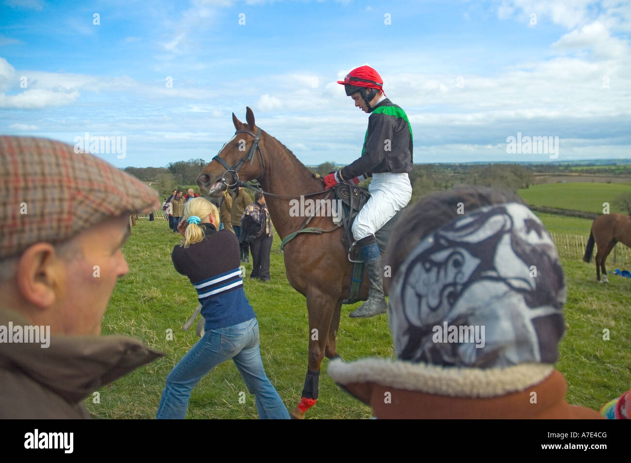 Point to Point racing at Tallanstown County Louth Ireland Punters enjoy ...