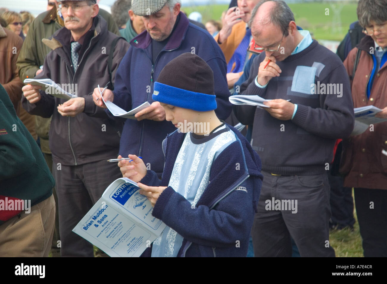 Point to Point racing at Tallanstown County Louth Ireland Punters enjoy ...