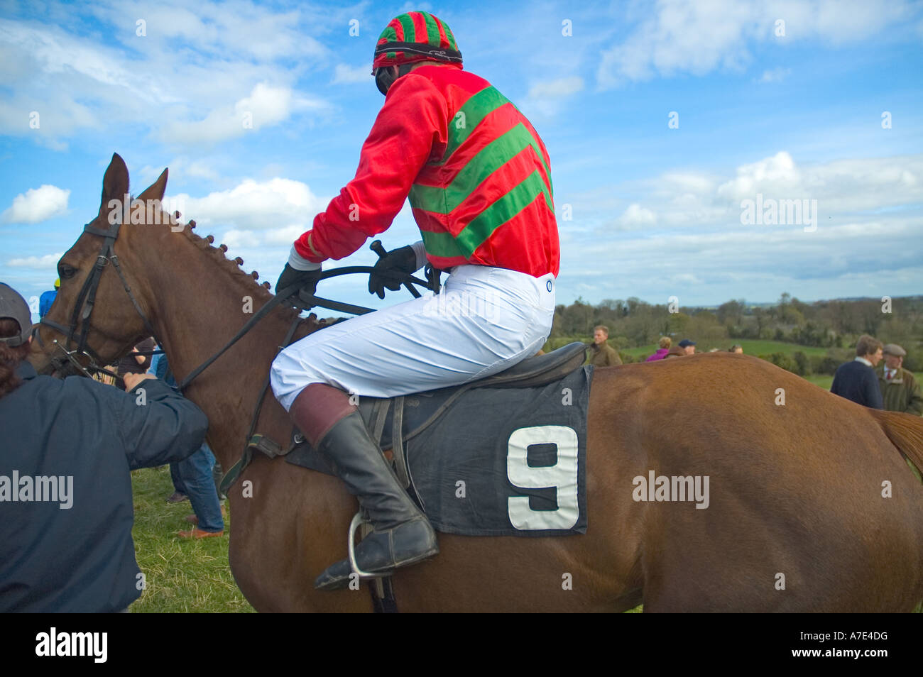 Point to Point racing at Tallanstown County Louth Ireland A jockey ...