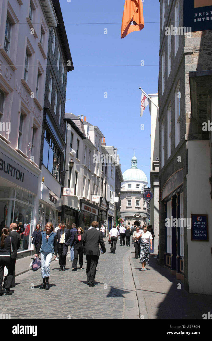 High Street, St Peter Port, Guernsey Stock Photo - Alamy