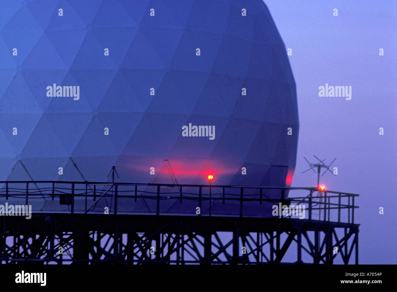 Geodesic dome used for air traffic control outside Logan Airport Boston ...