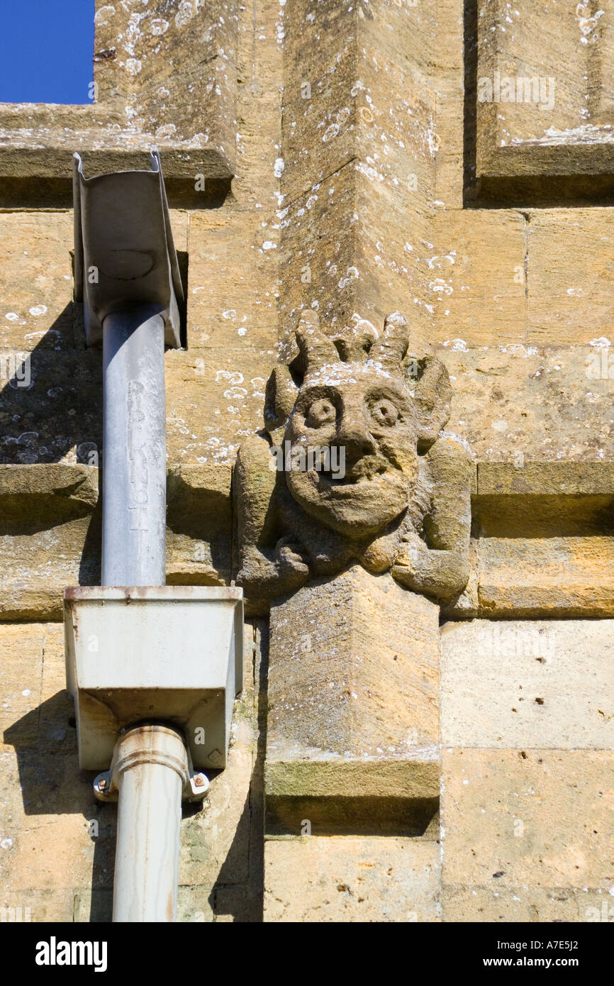 Gargoyle church in winchcombe church hi-res stock photography and ...
