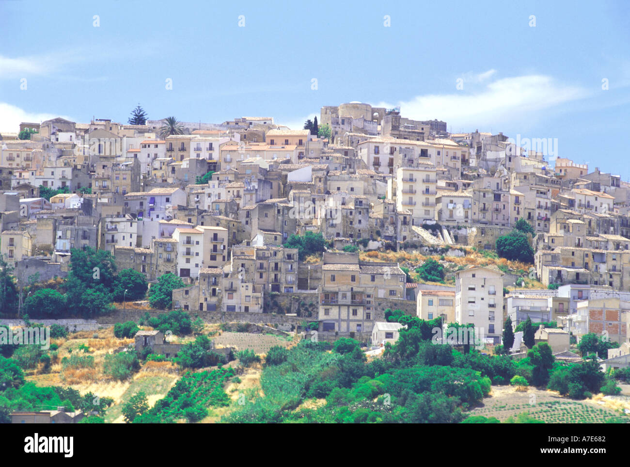 ITALY SICILY VILLAGE SALEMI Stock Photo - Alamy