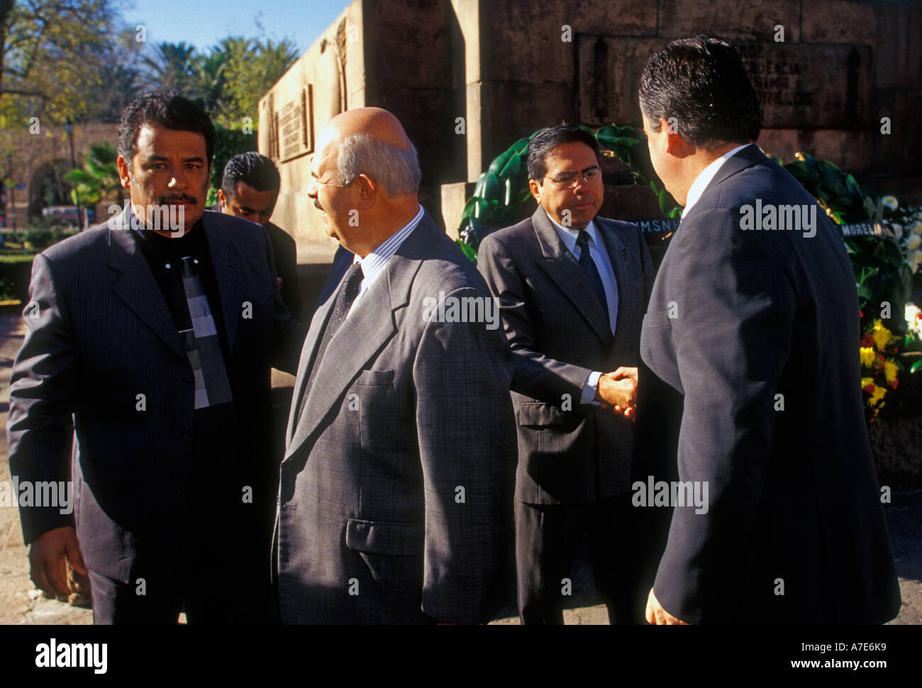 Mexican people, Mexican men, adults, adult men, greet, greeting, meet ...