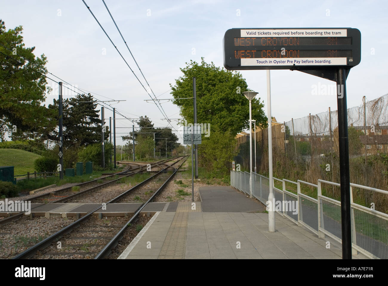 Tramlink to croydon hi-res stock photography and images - Alamy