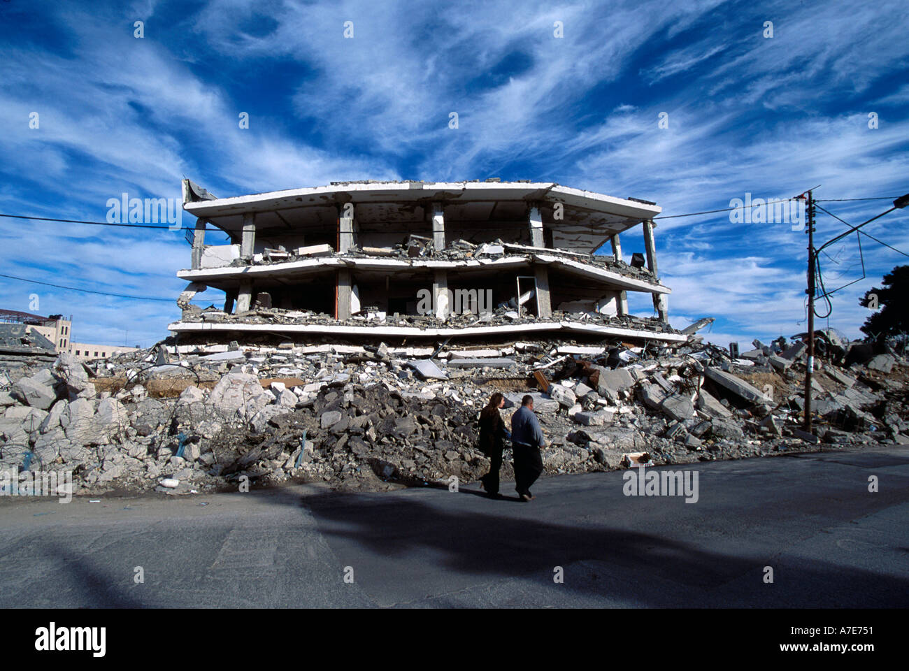 Muqata Yasser Arafat s headquarter Ramallah West Bank Palestine Stock ...