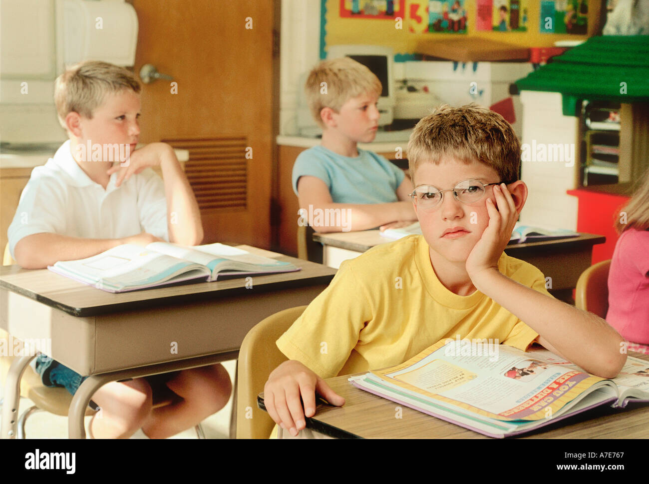 Student Daydreaming In Class