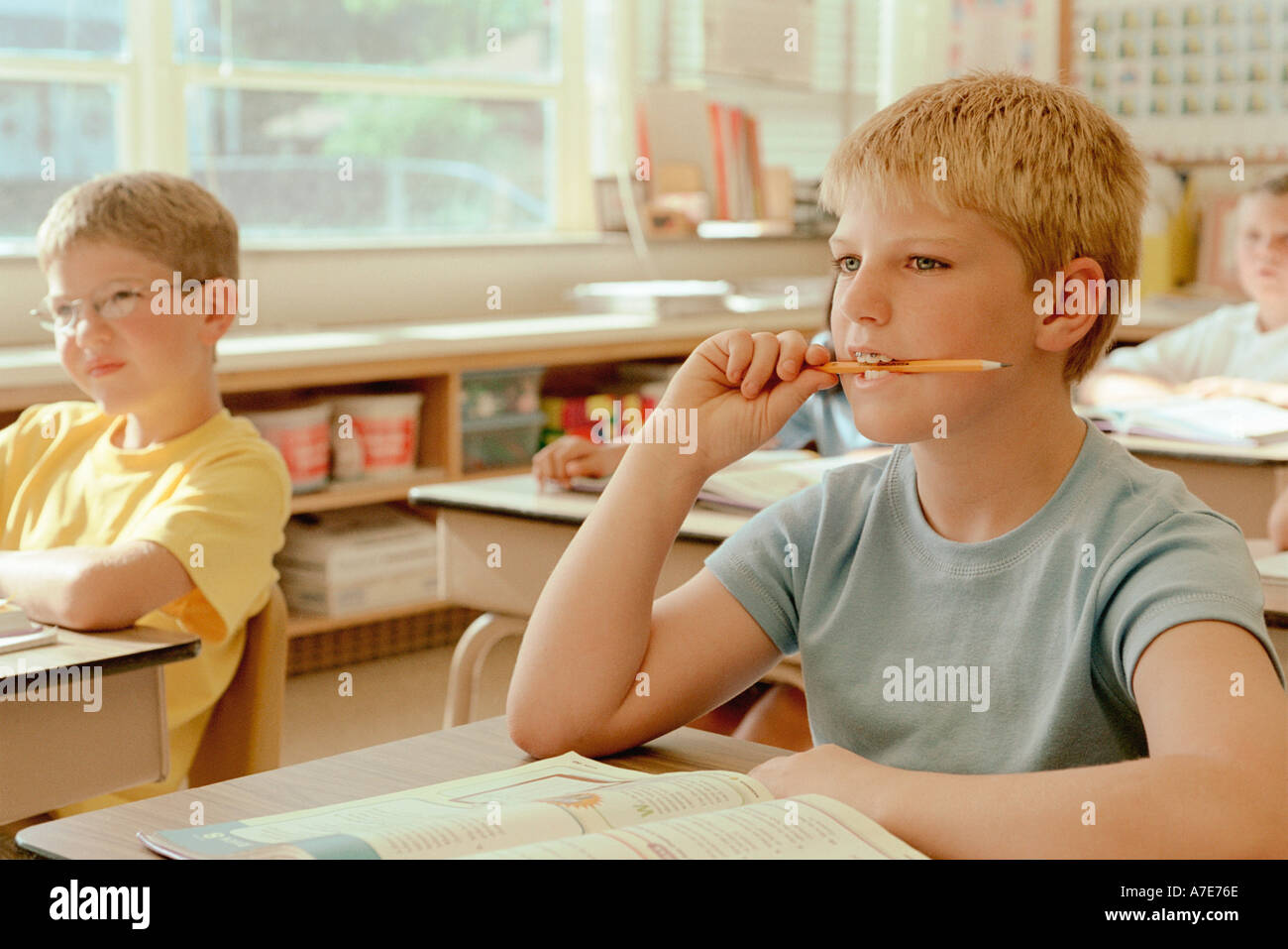 Chewing Pencil High Resolution Stock Photography and Images - Alamy