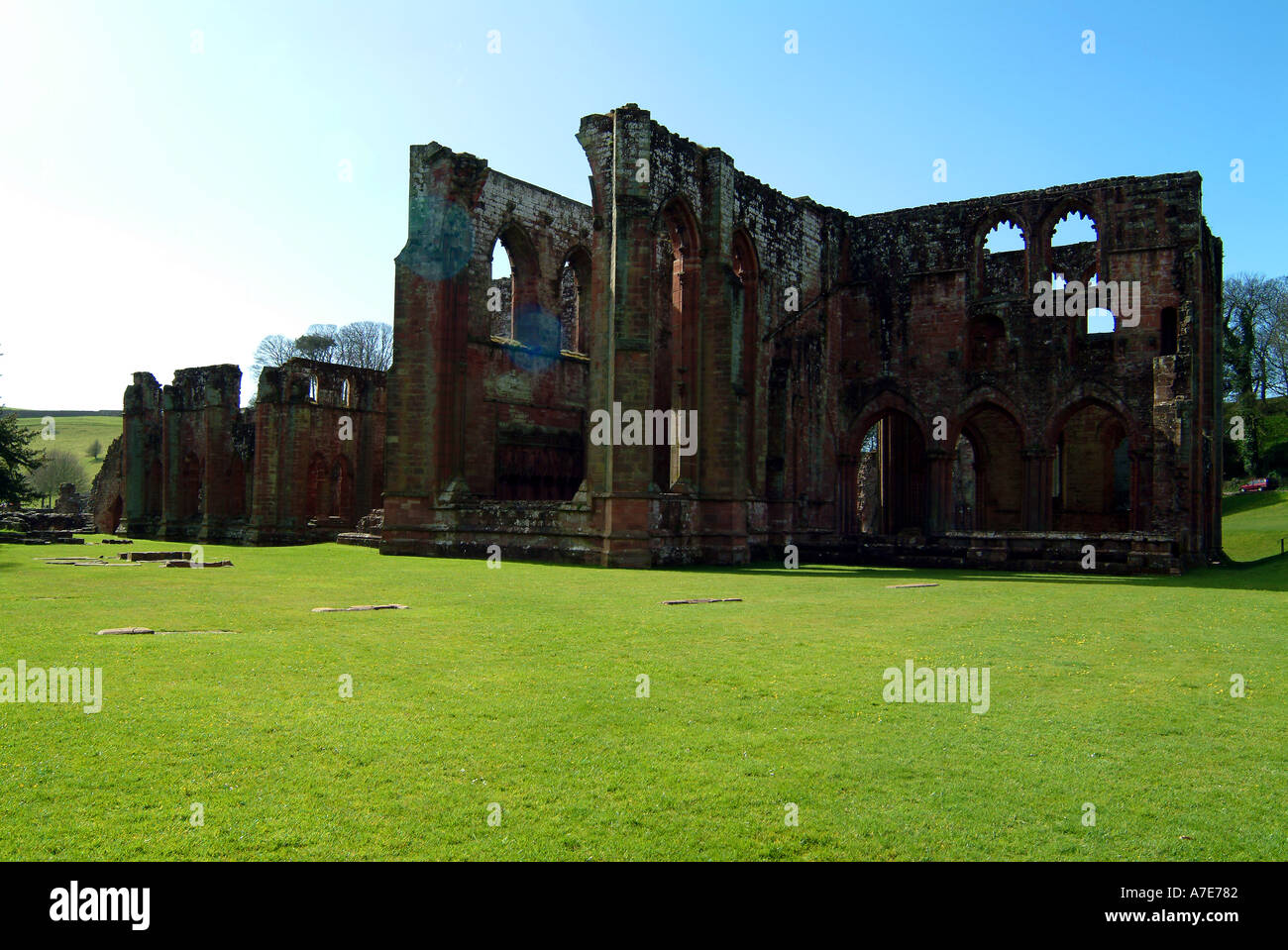 Red furness abbey sandstone hi-res stock photography and images - Alamy