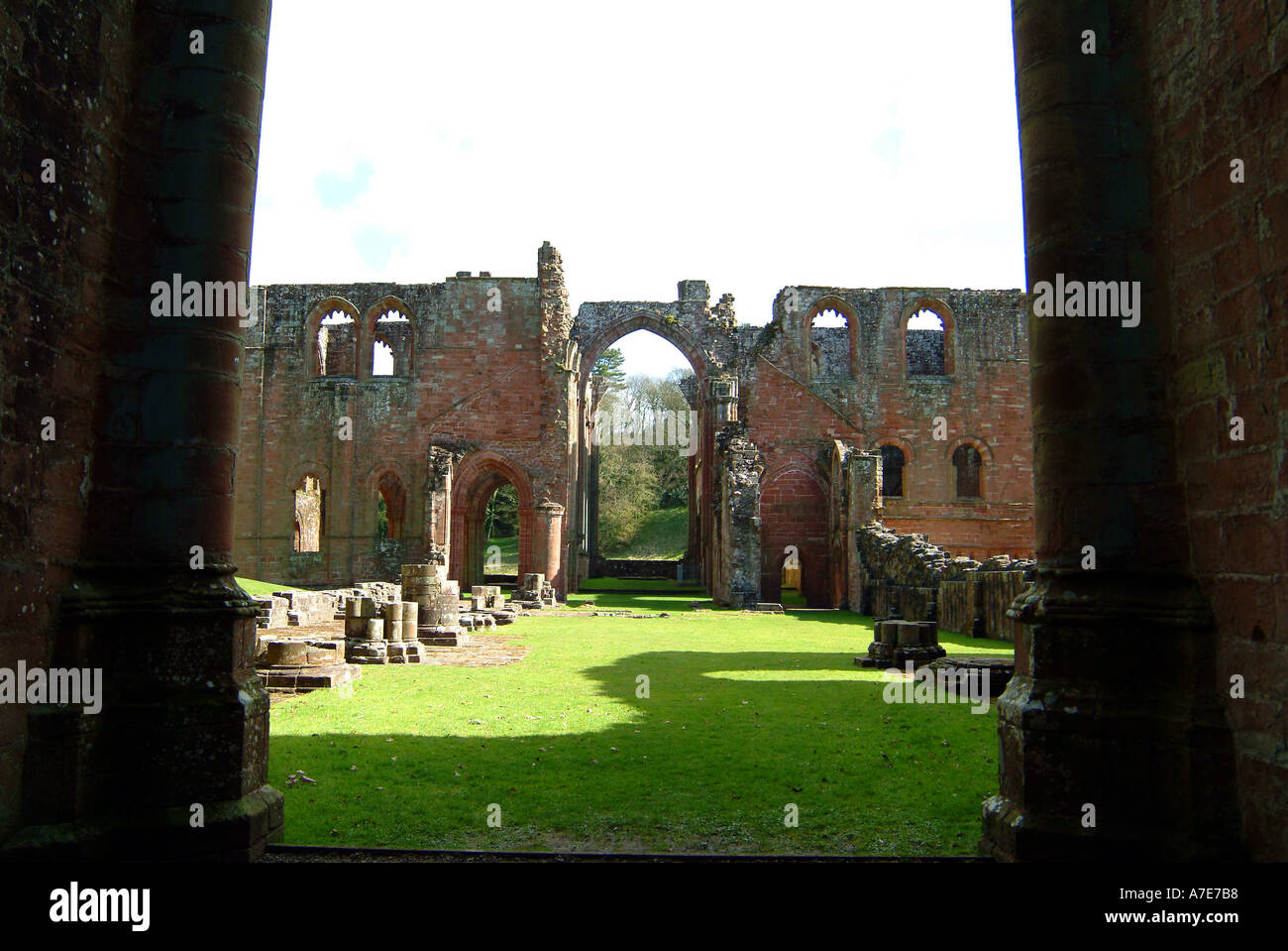 Red furness abbey sandstone hi-res stock photography and images - Alamy