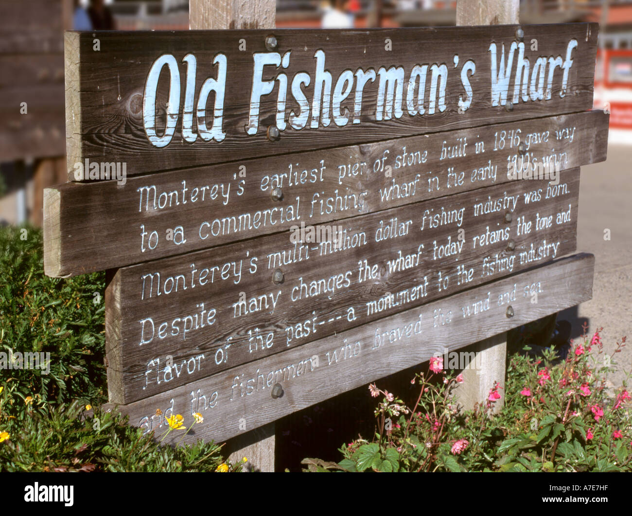 Fishermans wharf monterey hi-res stock photography and images - Alamy