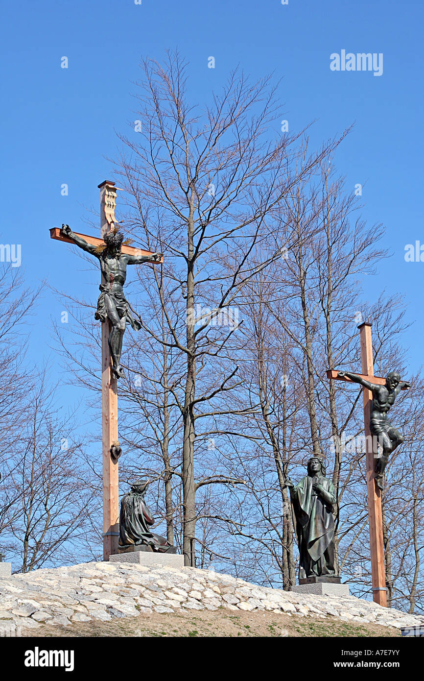 Kalvarienberg Calvary Hill Bad Toelz Group of the Holy Cross Bavaria ...