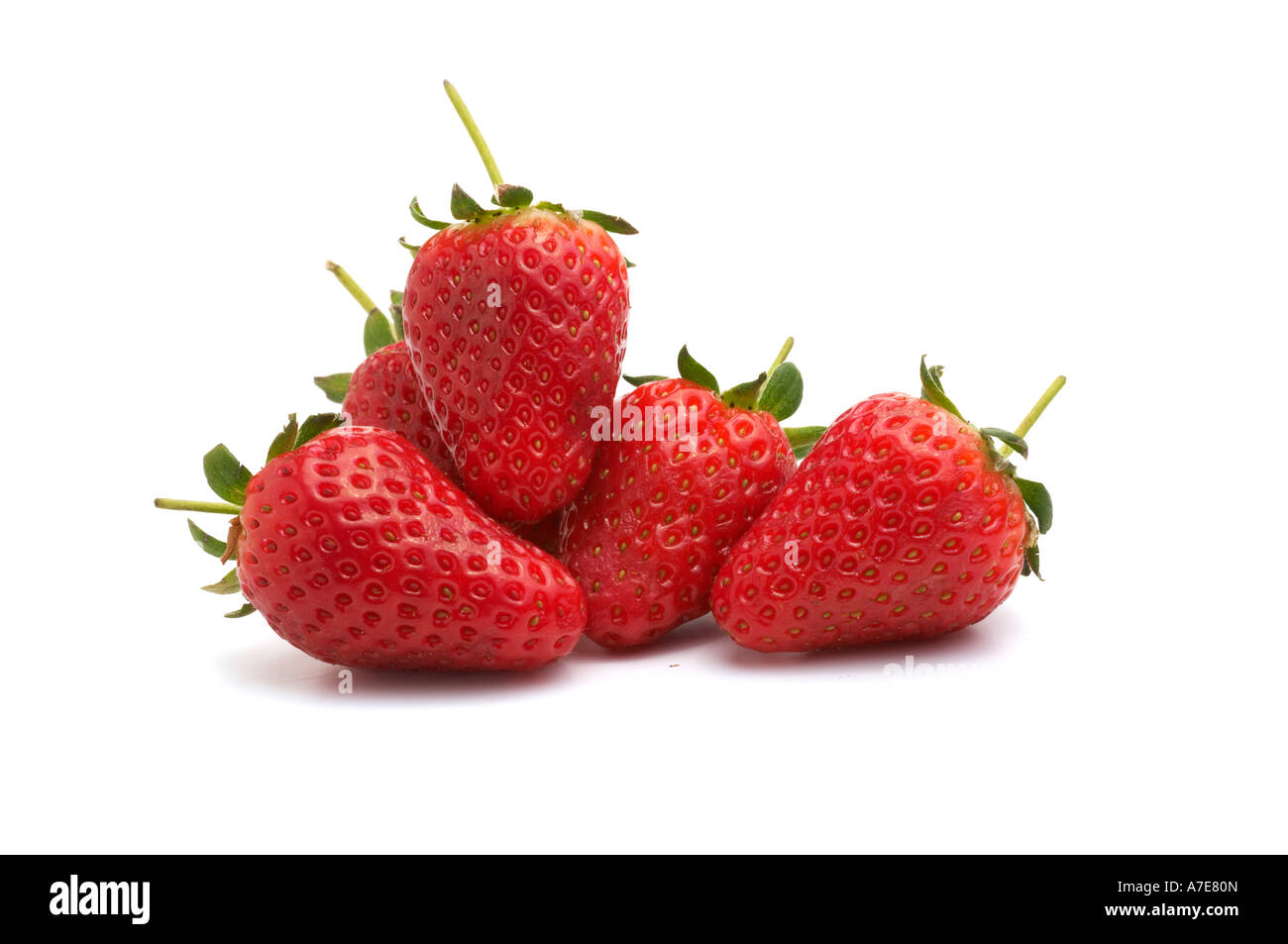 Group of strawberries Stock Photo - Alamy