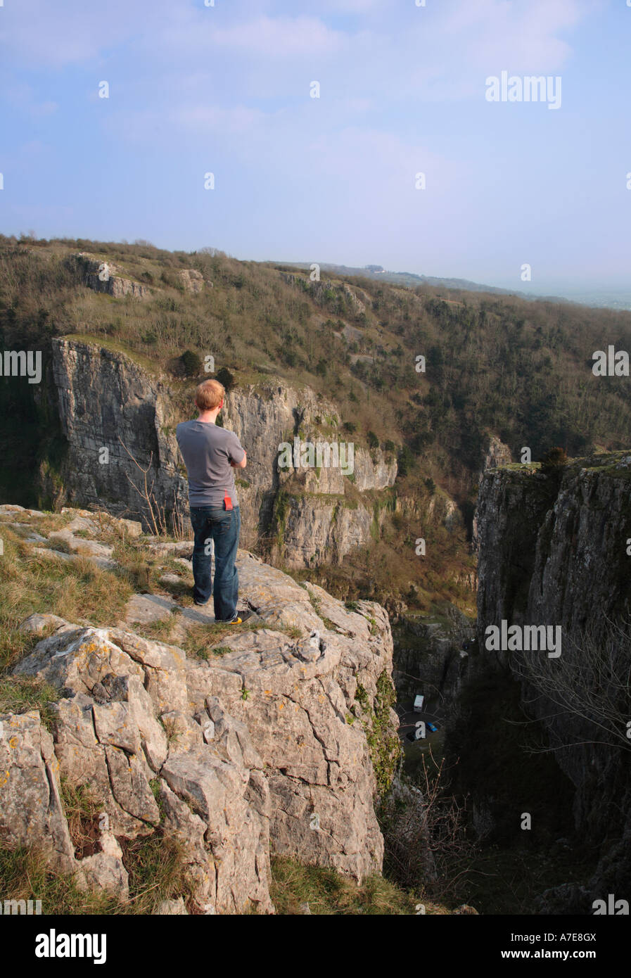 Cheddar gorge man hi-res stock photography and images - Alamy