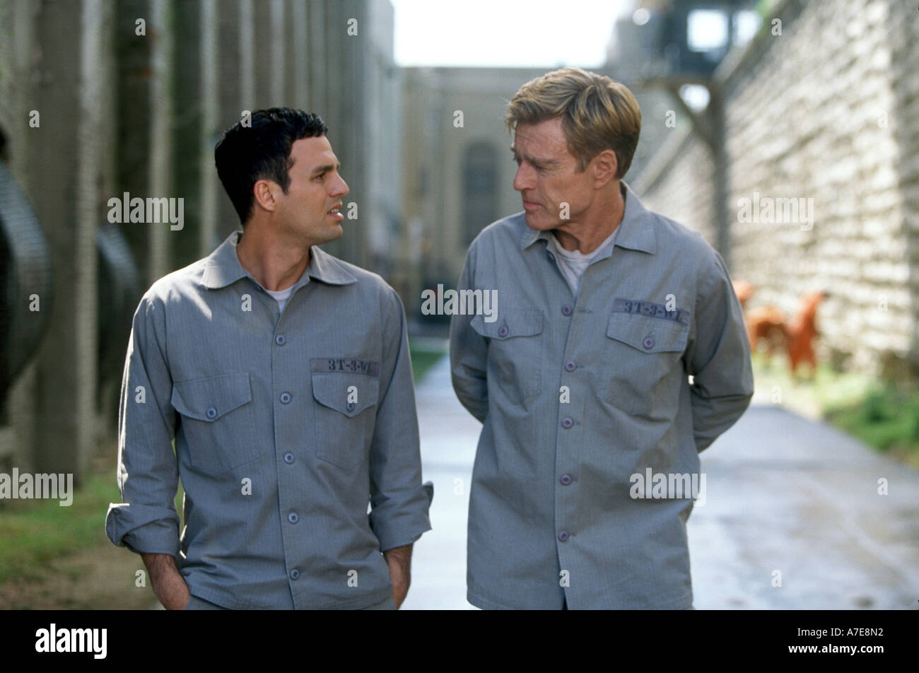 LAST CASTLE 2001 UIP film with Mark Ruffalo at left and Robert Redford ...