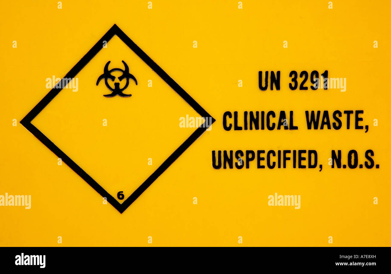 Clinical waste hi-res stock photography and images - Alamy