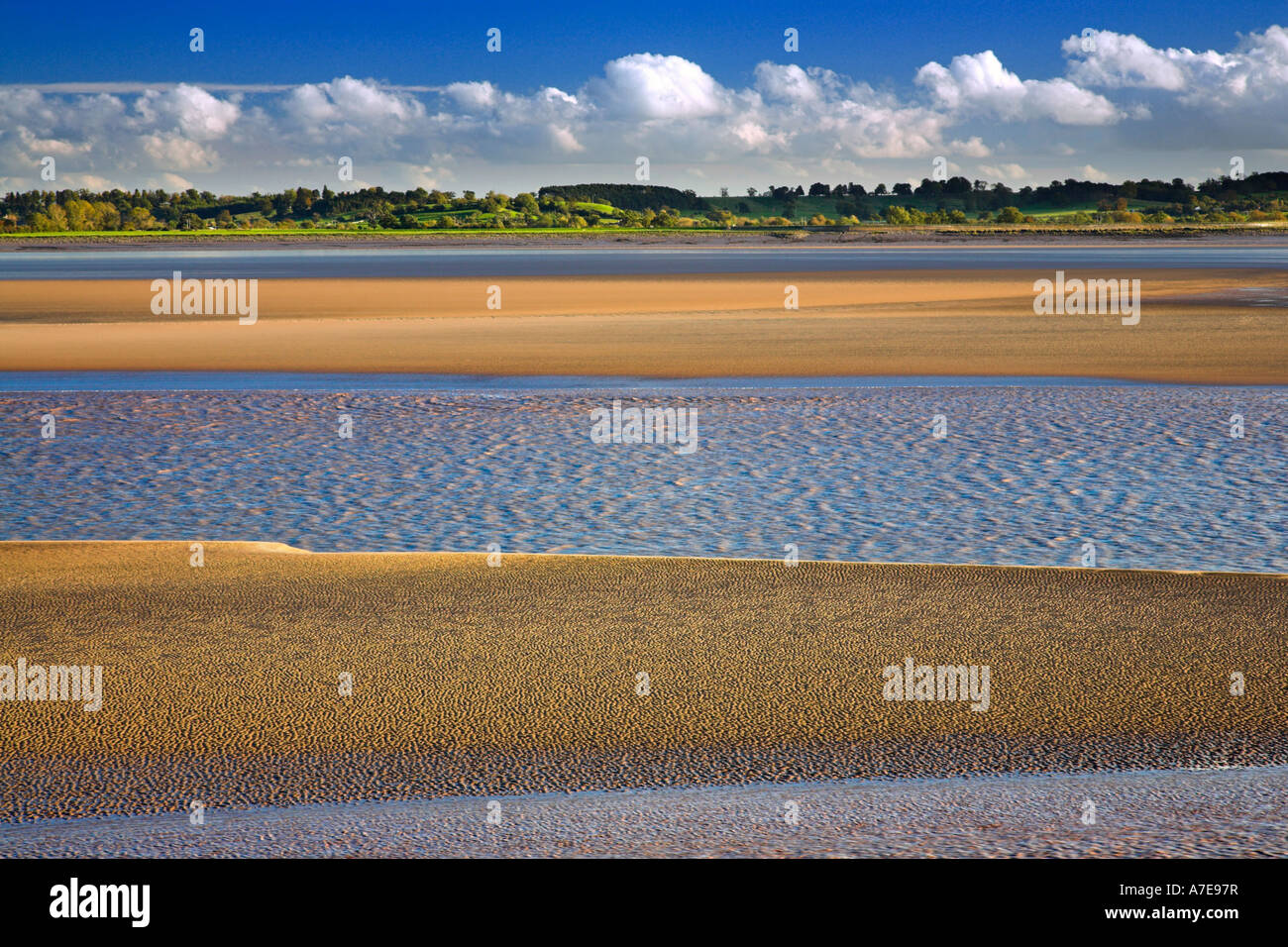Horizontal format picture of the Lower River Severn Gloucestershire ...