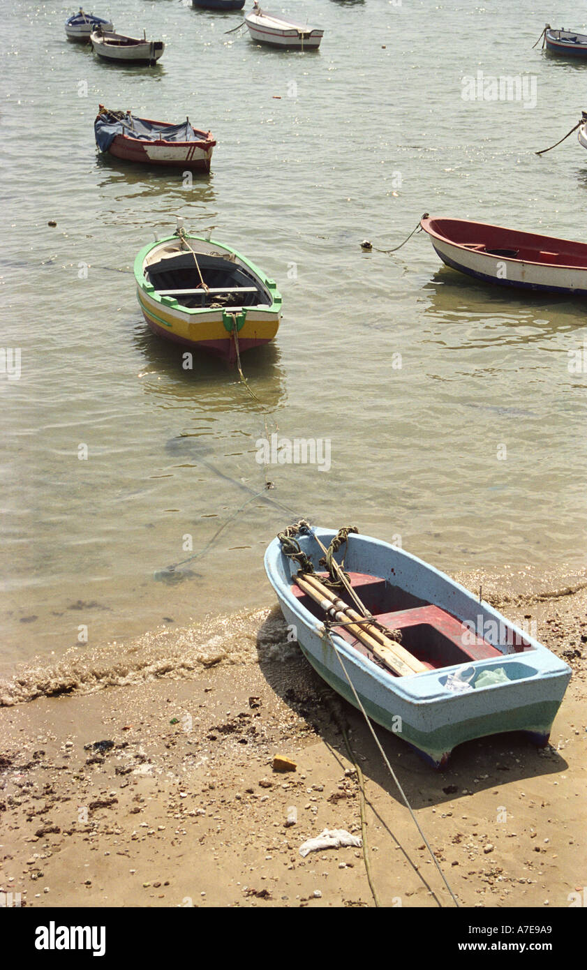 Boats in the bay Stock Photo - Alamy