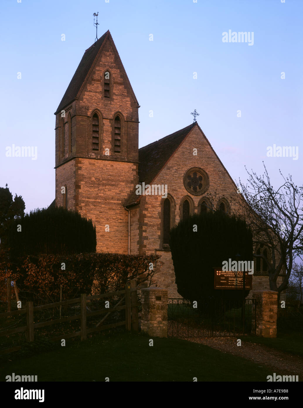 Parish Church, Newbold Pacey Stock Photo - Alamy