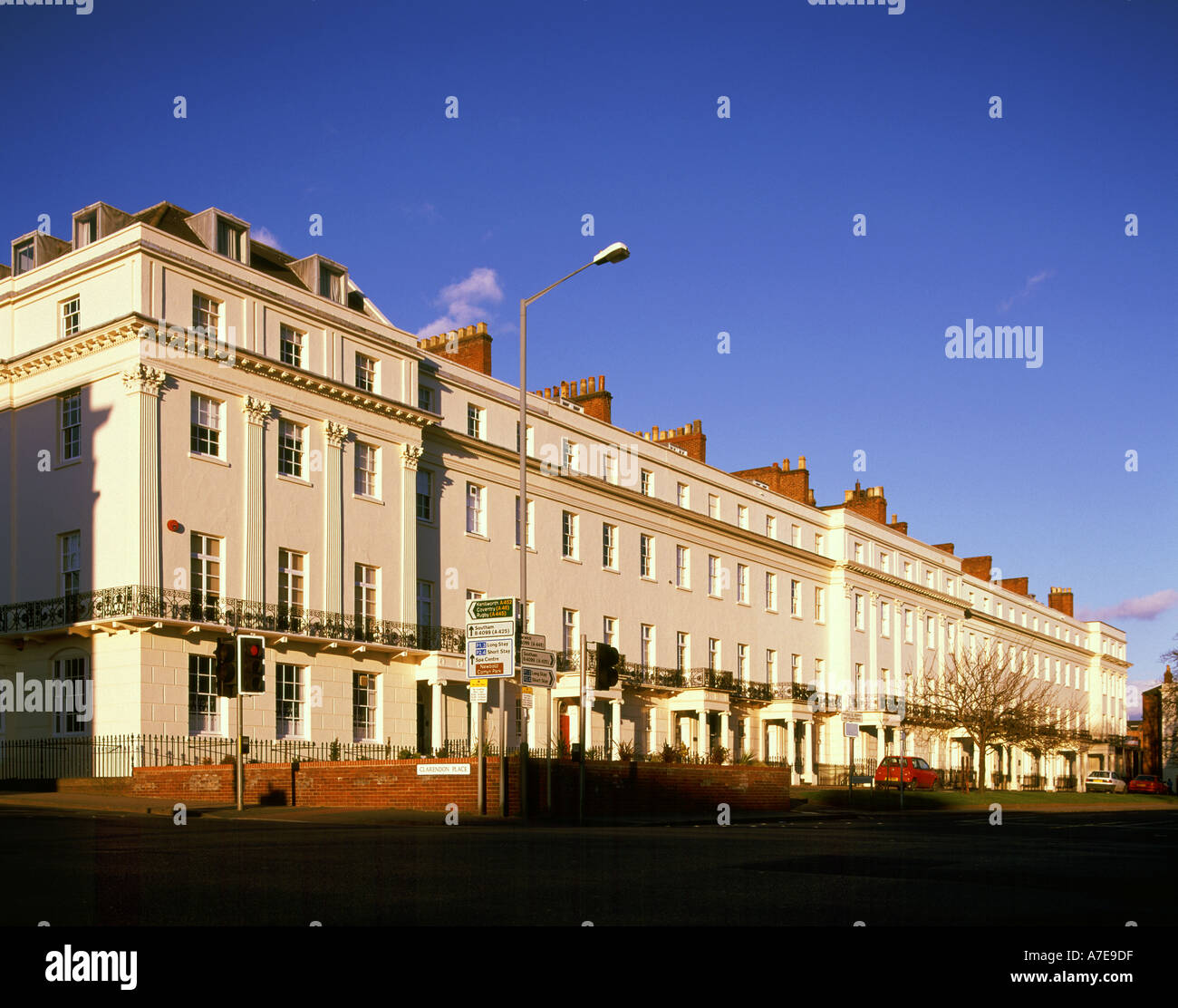 Regency architecture, Leamington Spa Stock Photo - Alamy
