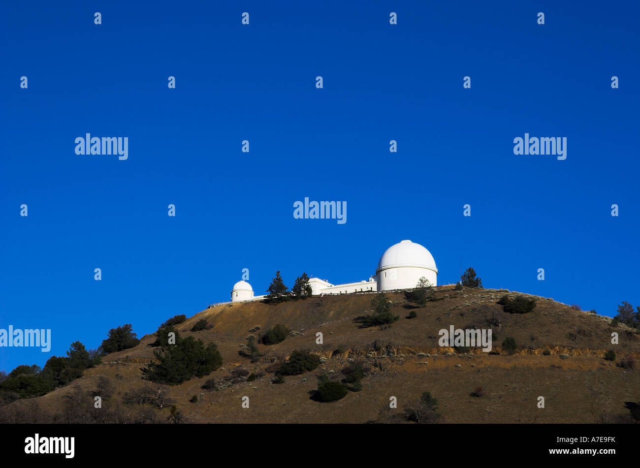 Main Observatory building on top of Observatory peak, Mt Hamilton, San ...