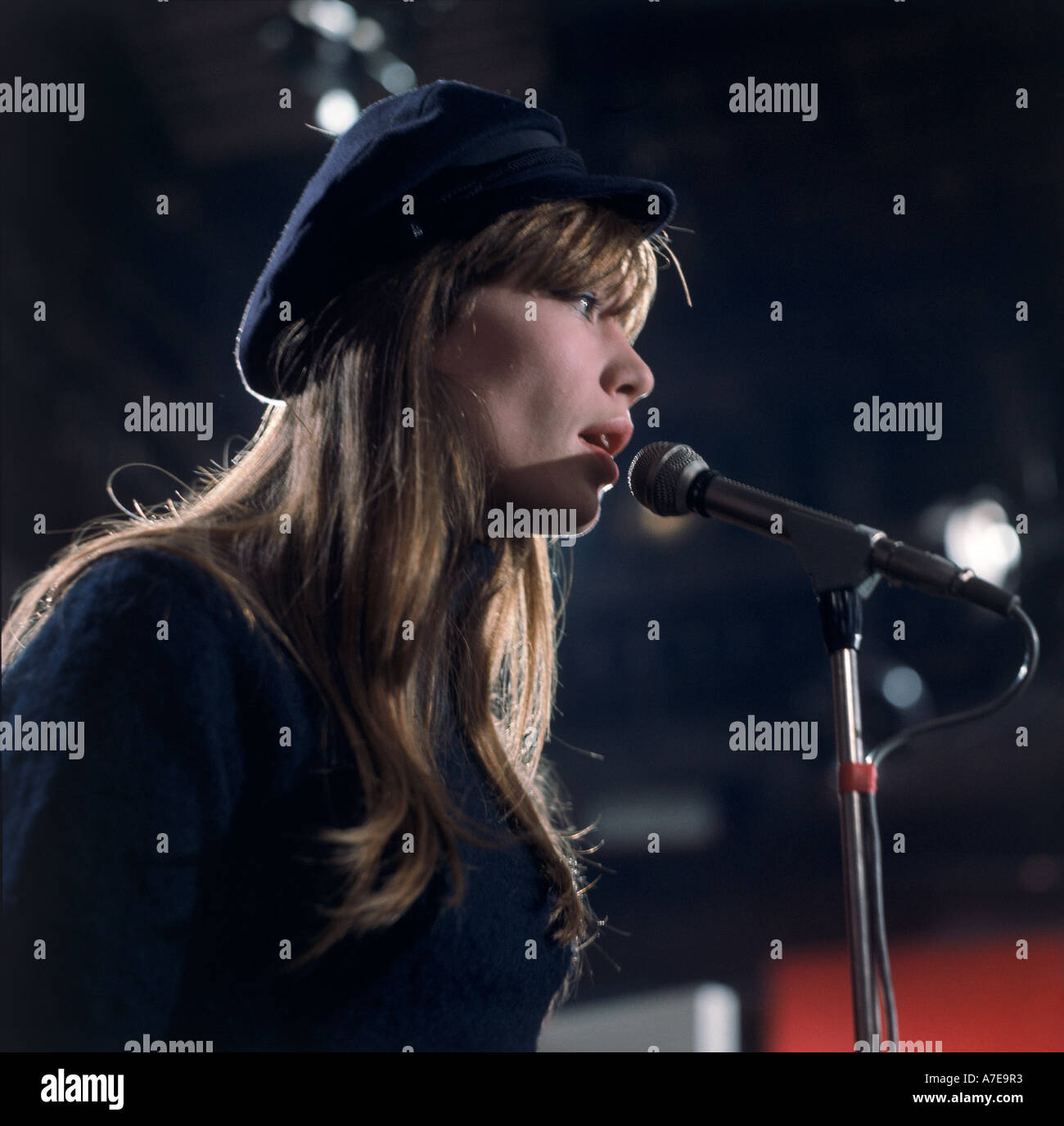 FRANCOISE HARDY French singer about 1966 Stock Photo - Alamy