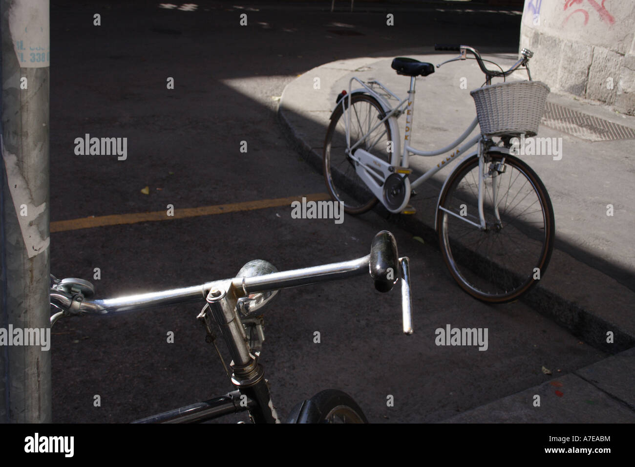 broken down rusty used shadow bicycle outdoors nobody bike old broken ...