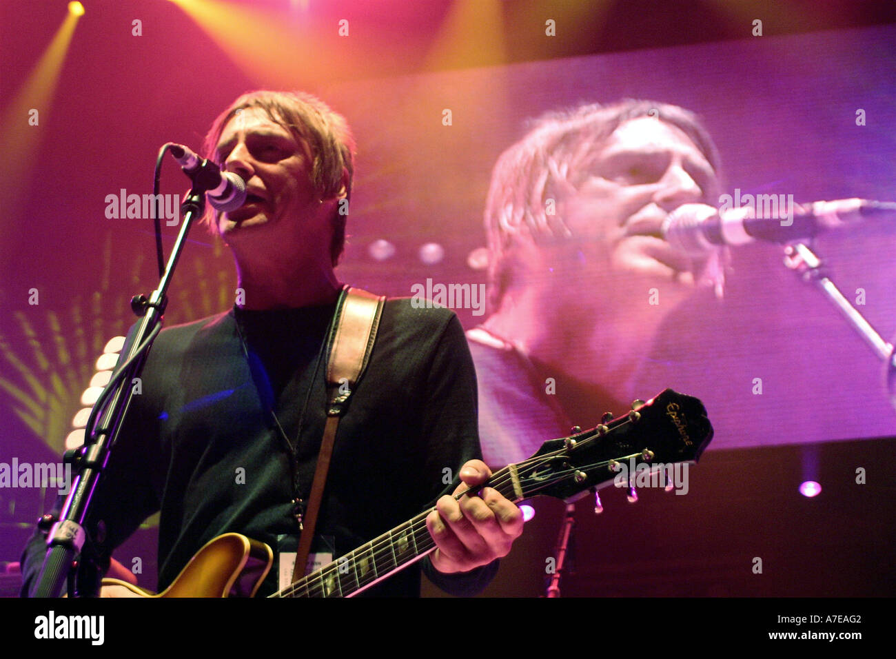 PAUL WELLER UK musician at London's Royal Albert Hall in June 2004 ...
