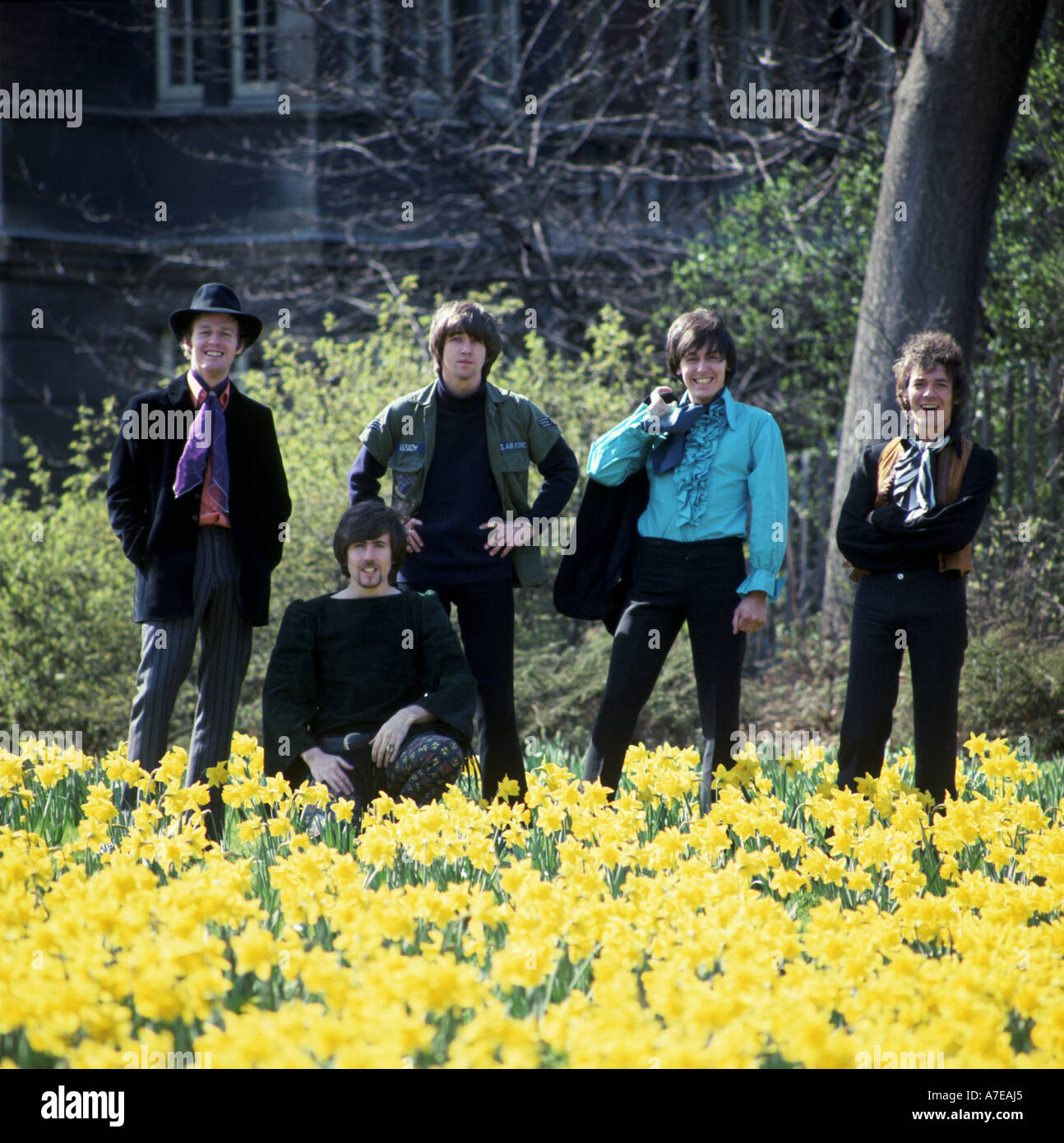 HOLLIES UK pop group about 1968 Stock Photo - Alamy