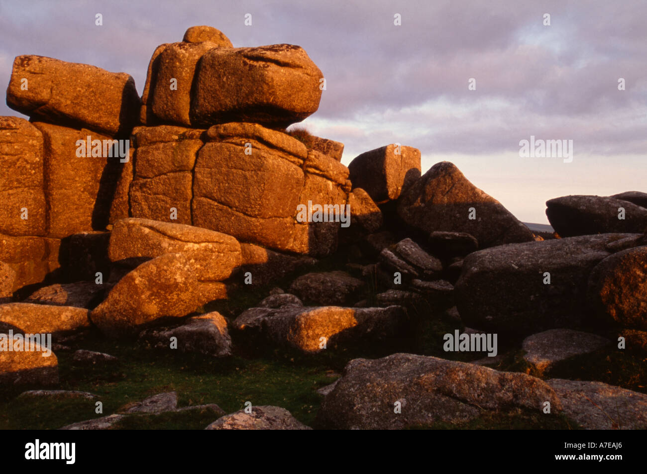 Black tor rocks Dartmoor Devon UK Stock Photo - Alamy