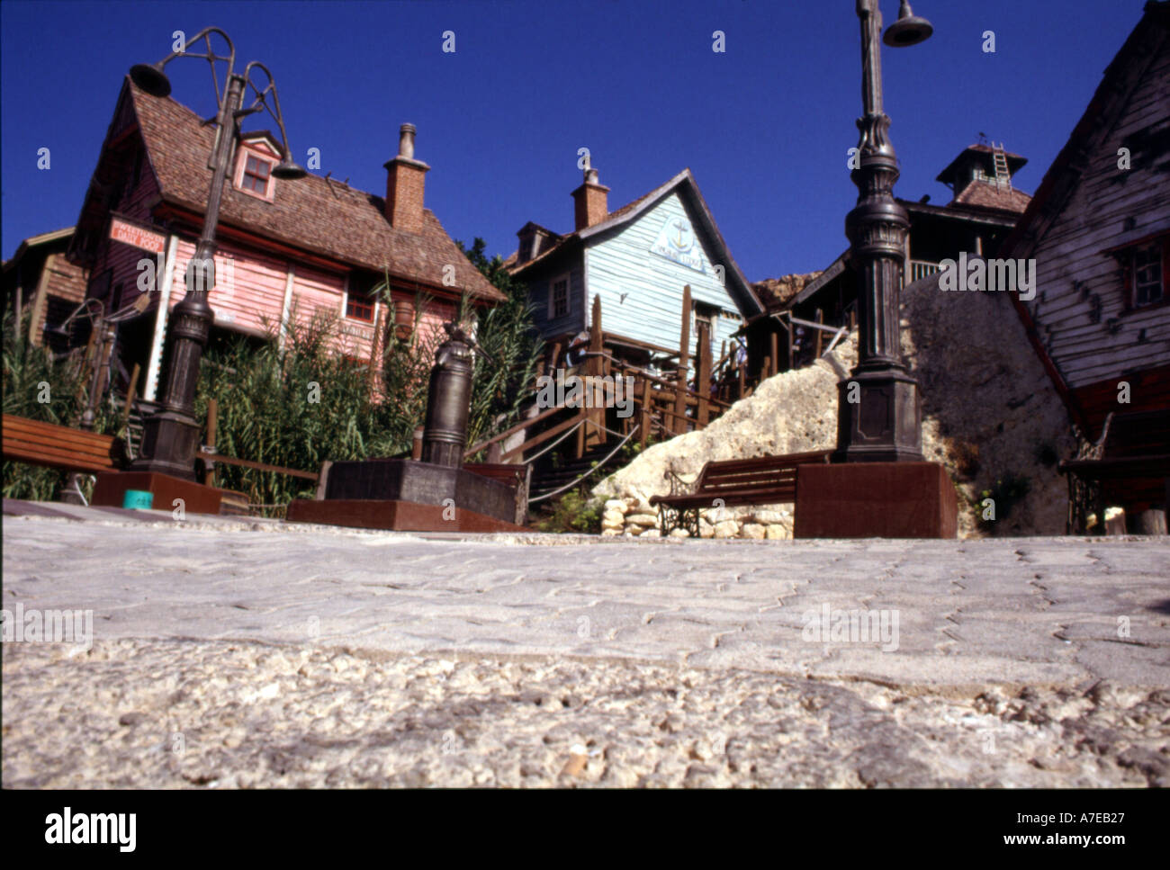 popeye film set Stock Photo - Alamy