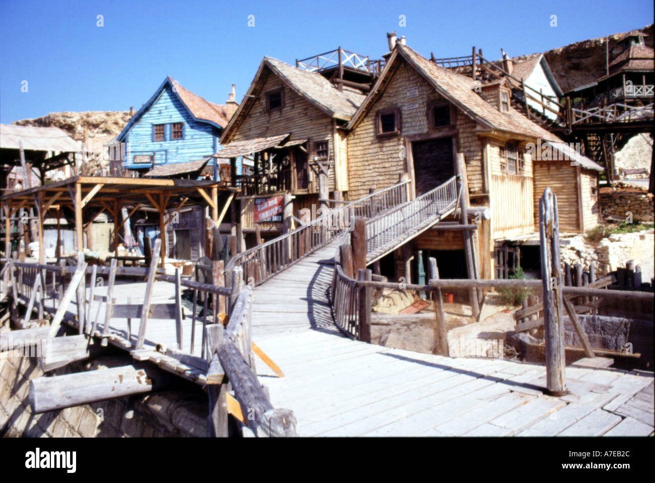 popeye film set Stock Photo - Alamy