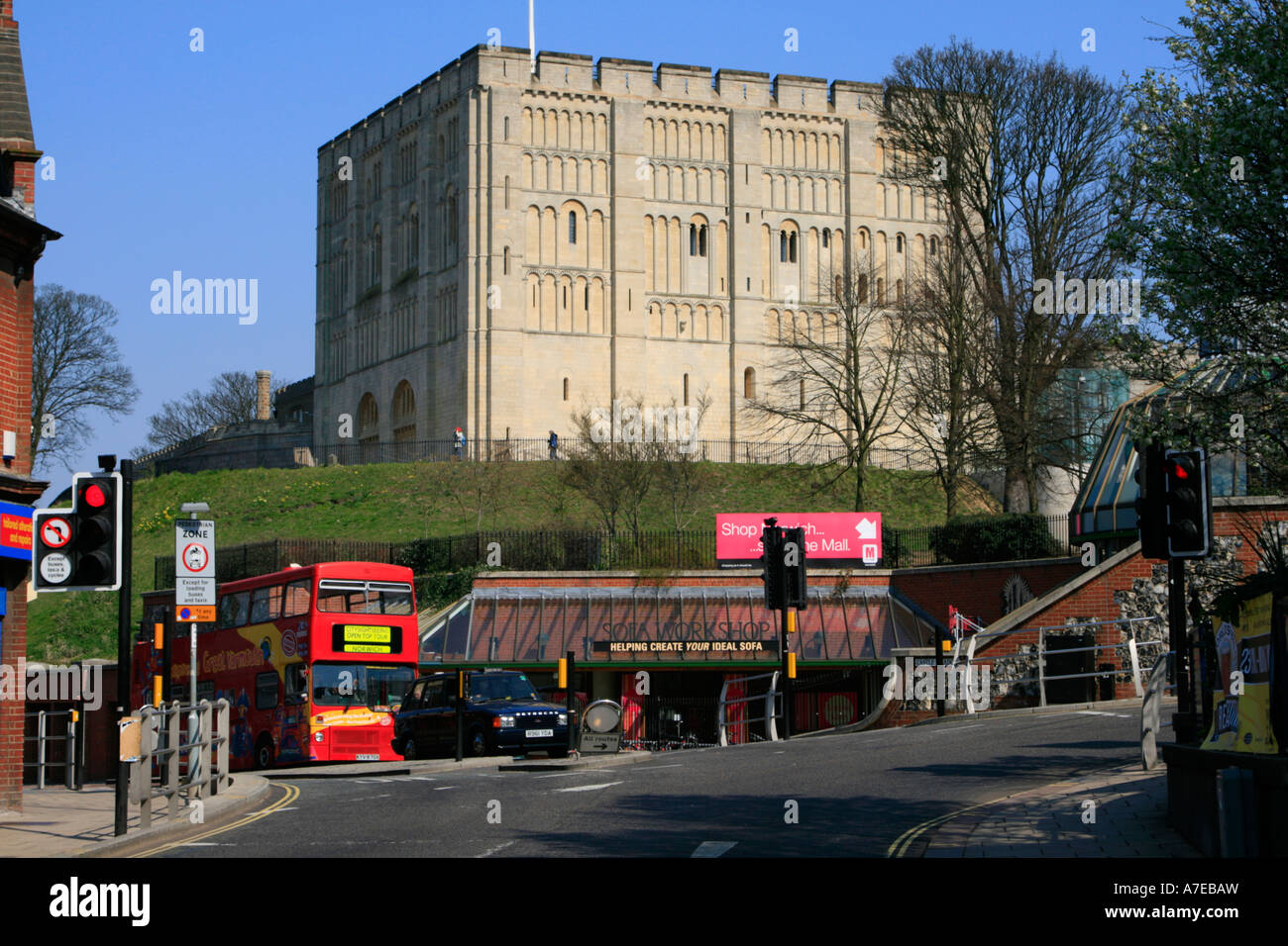 norwich castle entrance norwich east anglia norfolk england uk gb Stock ...