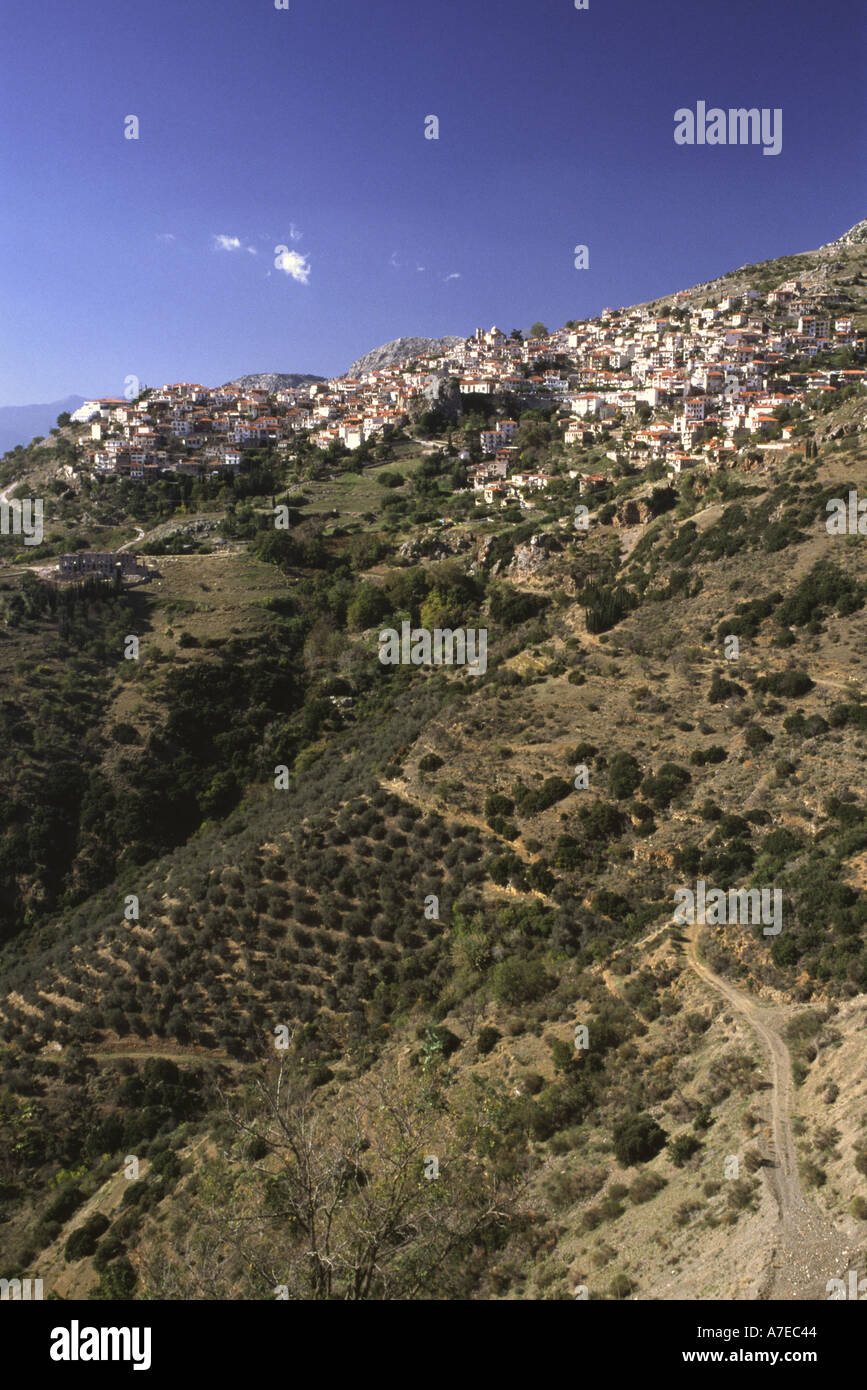 Greece delphi village hi-res stock photography and images - Alamy