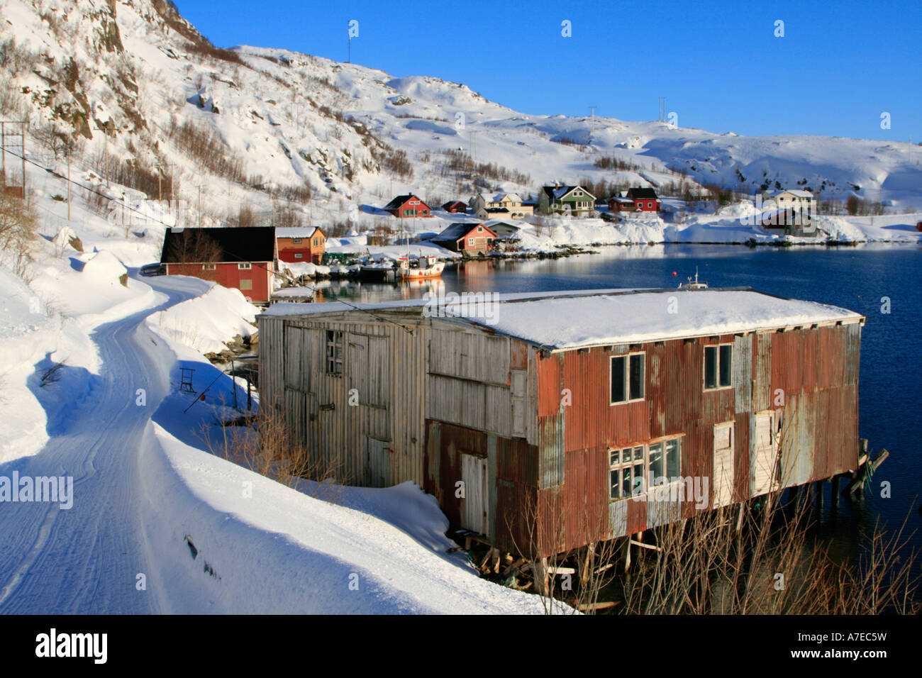 Norwegian winter scene hi-res stock photography and images - Alamy