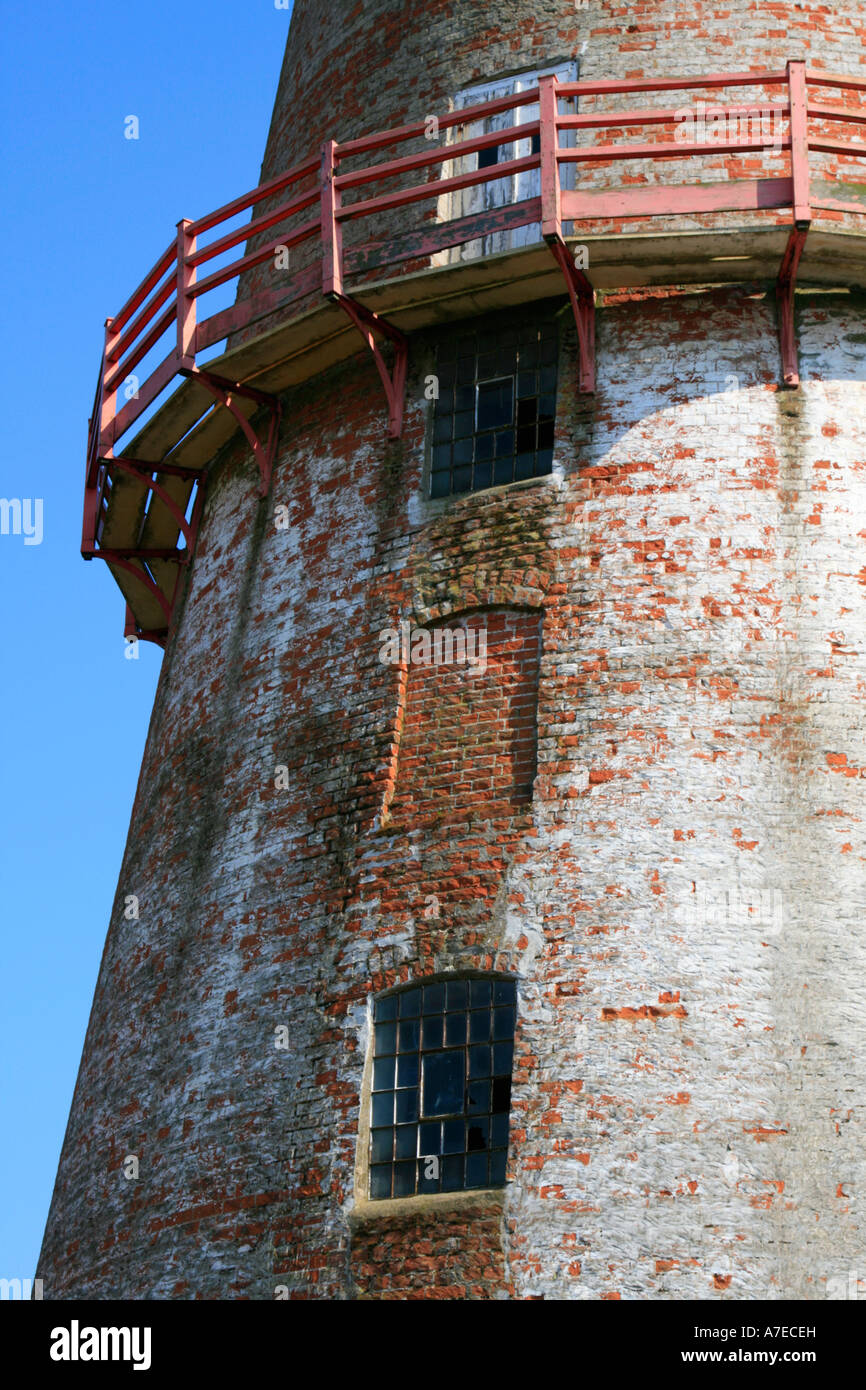 part of a norfolk traditional windmill east anglia england uk gb Stock ...